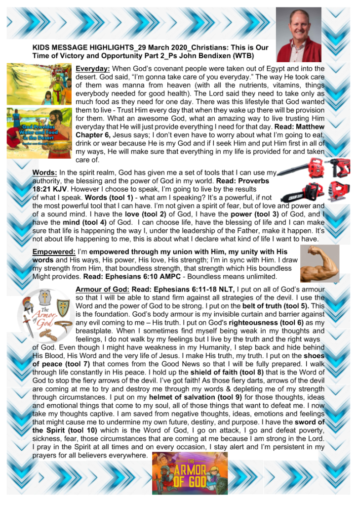 Christians This Is Our Time Of Victory And Opportunity Part 2 - Ps John ...